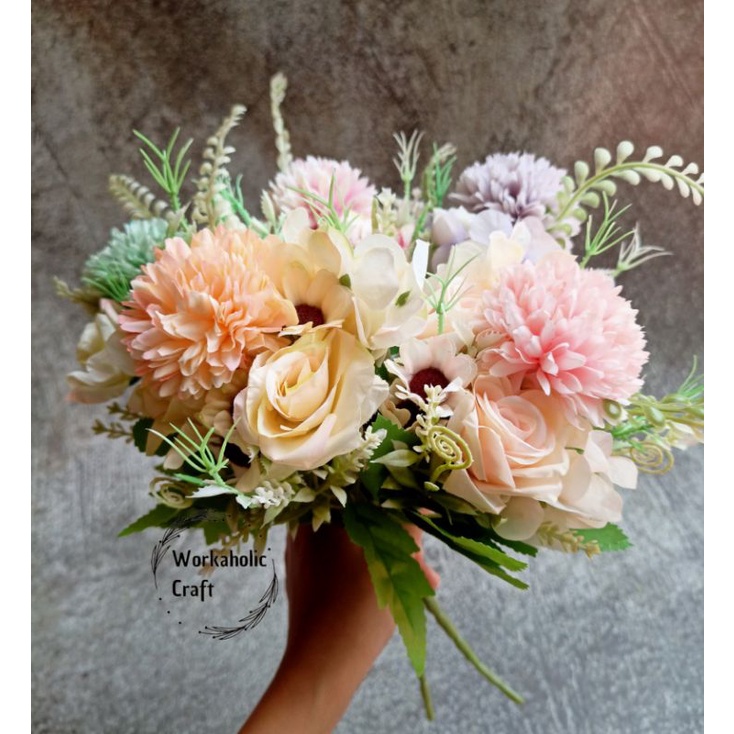 Jual Bunga Artificial Premium Bunga Mahar Dekorasi Seserahan Box Mahar ...