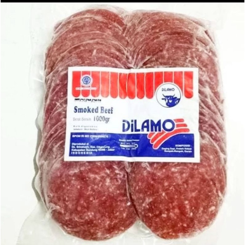 Jual Dilamo Smoked Beef 1kg | Shopee Indonesia