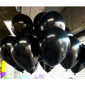 Jual Balon Hitam 12inch/pcs | Shopee Indonesia