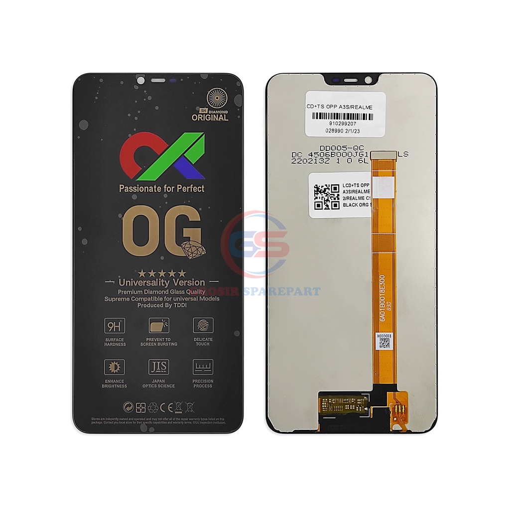 Jual LCD OPPO A3S / A5 OG ORI SUPER FULLSET TOUCHSCREEN | Shopee Indonesia