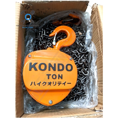 Jual Chain Block 3 Ton 3 5 7 Meter KONDO Hoist Manual / Katrol Takel ...