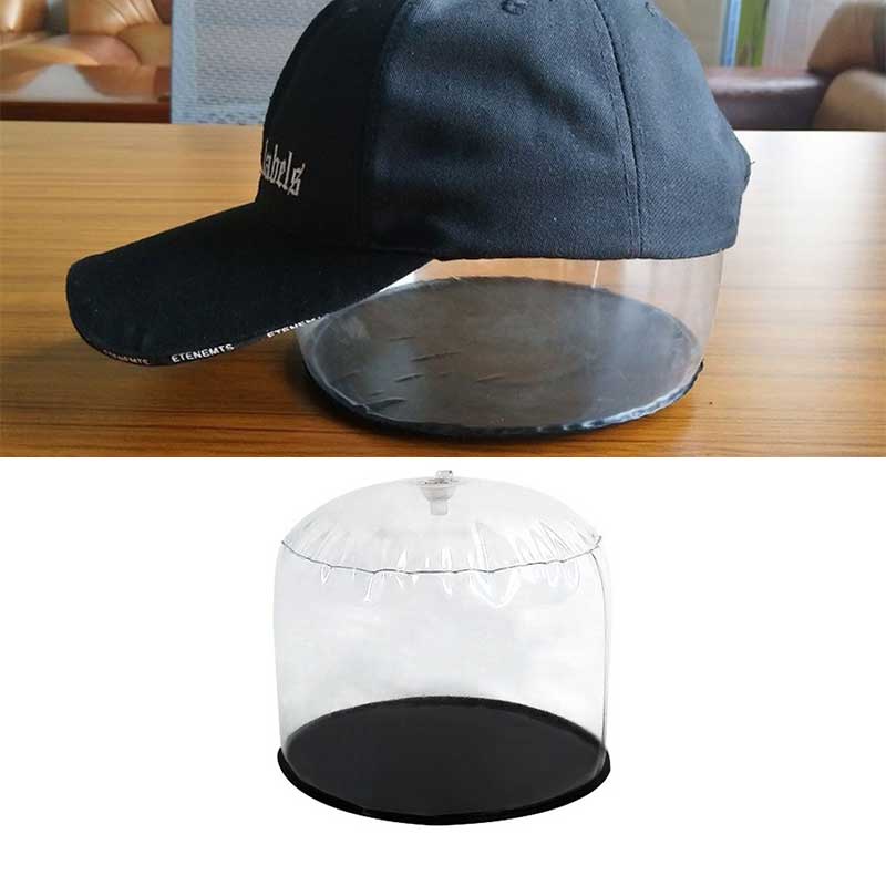 Jual 16.5*12.5cm Transparent Air Inflation Hat Holder Display Topi ...