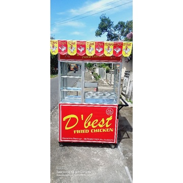 Jual Gerobak D'best Fried Chicken | Shopee Indonesia