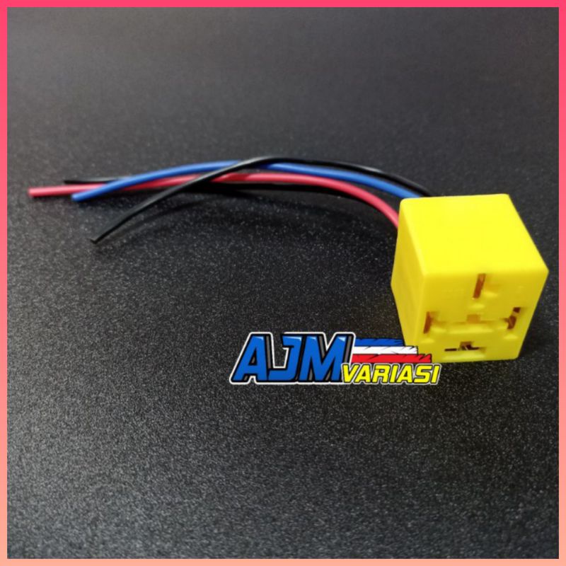 Jual Socket Relay/Rumah Relay/Socket Lampu kaki 4 | Shopee Indonesia