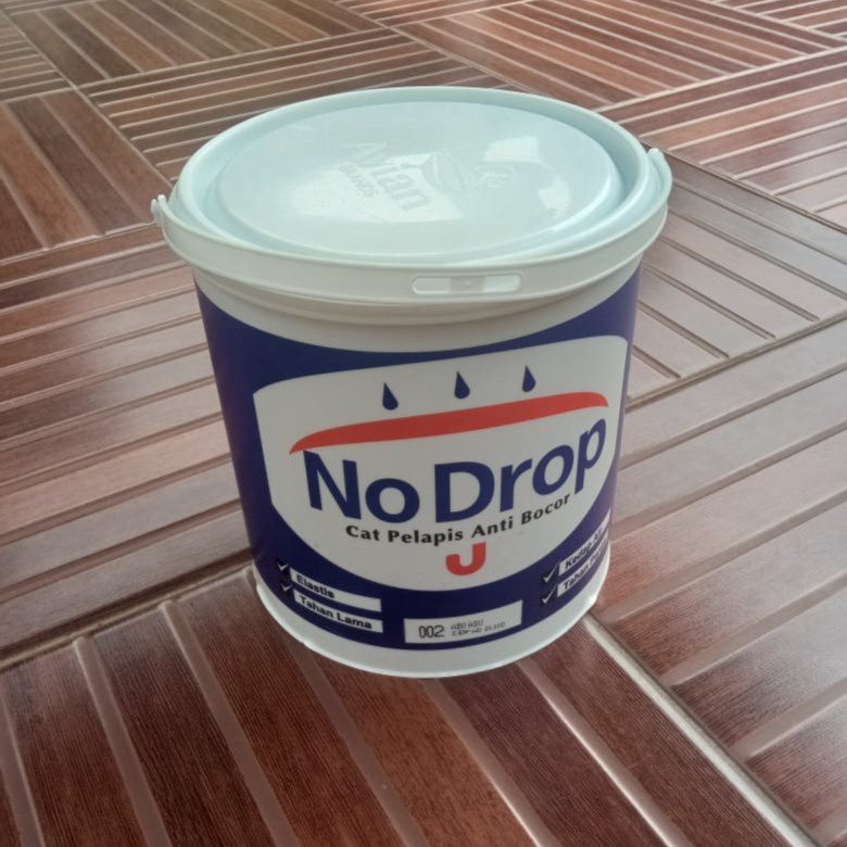 Jual CAT TEMBOK NO DROP ABU / PUTIH 4KG // CAT TEMBOK ANTI BOCOR DAN REMBES | Shopee Indonesia