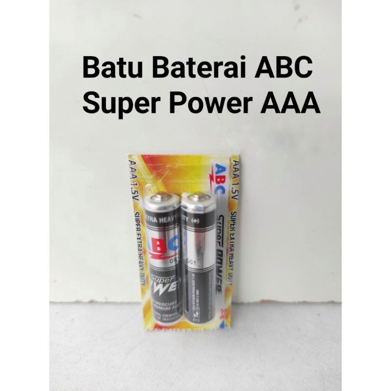 Jual Batu Baterai ABC Super Power AAA | Shopee Indonesia