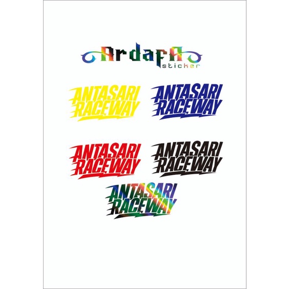 Jual Stiker sticker ANTASARI RACEWAY Stiker Cutting | Shopee Indonesia