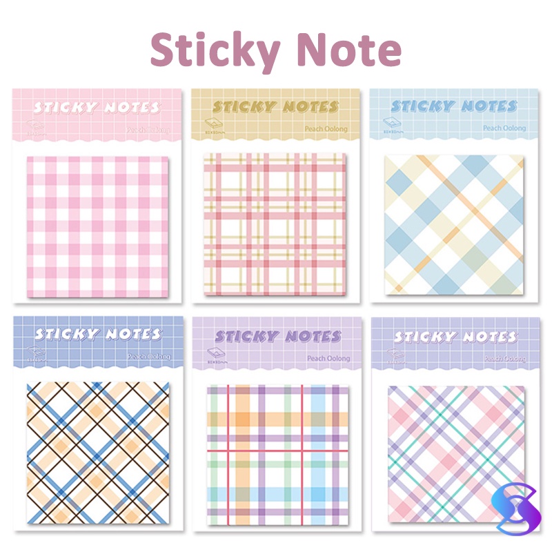 Jual Memo Sticker NOTE /Catatan Tempel Bergaris Warna-Suning Mall ...