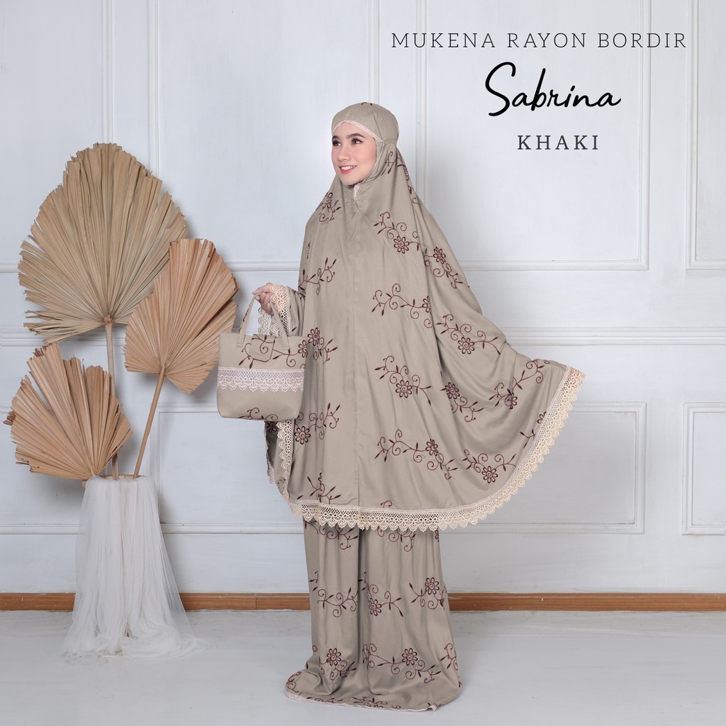 Jual MUKENA BALI TASIK - MUKENA DEWASA RAYON SABRINA | Shopee Indonesia