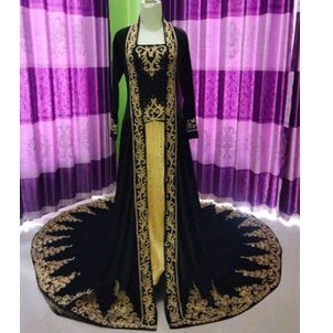 Jual Gaun pengantin adat jawa bludru ekor dress | Shopee Indonesia