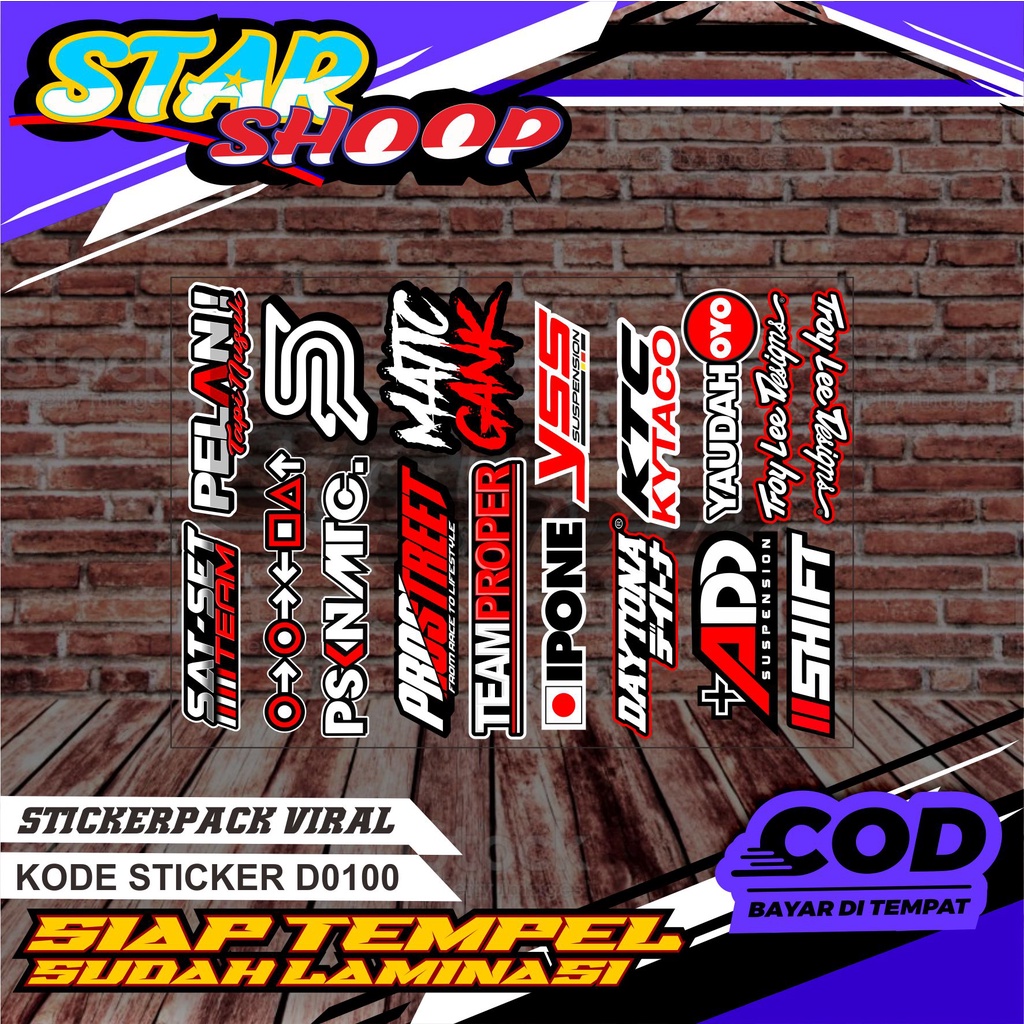 Jual sticker viral terbaru terlaris 1 pack (SUDAH DIPOTONG) | Shopee ...