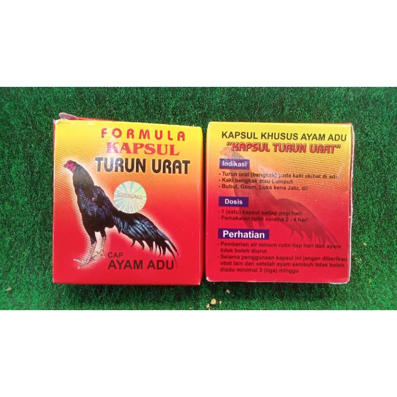 Jual Formula kapsul obat turun urat ayam suplemen vitamin obat ayam ...