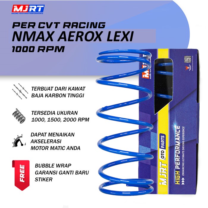 Jual PER CVT RACING 1000 RPM NMAX AEROX LEXI MJRT | Shopee Indonesia