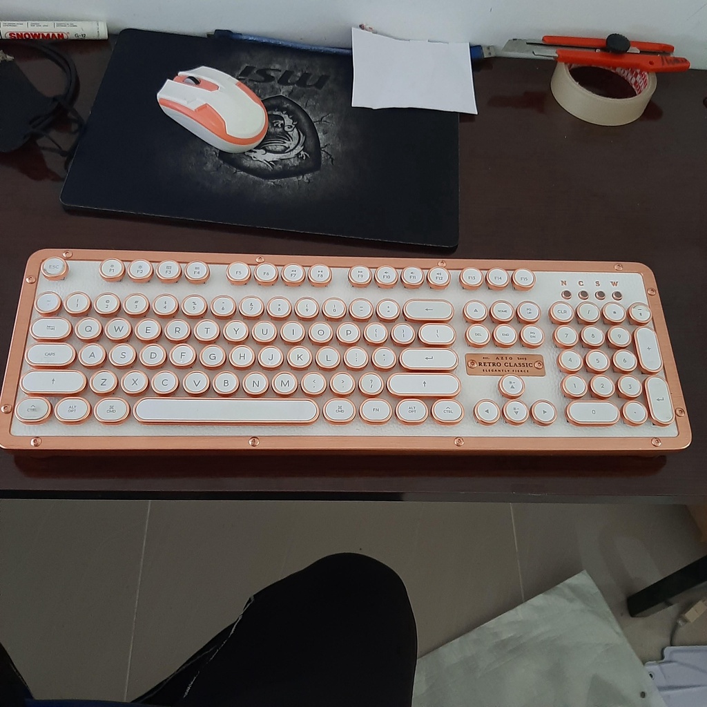 Jual Azio Retro Classic Bluetooth Posh Wireless Wired Leather Vintage ...