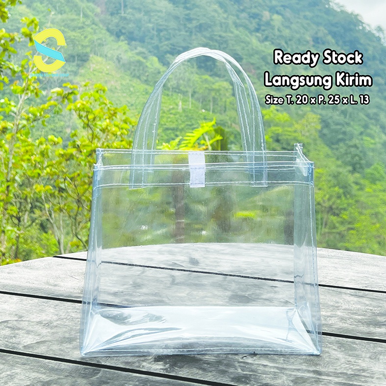 Jual Tas Mika Bening Transparan Tebal, Souvenir Ulang Tahun, Hampers ...