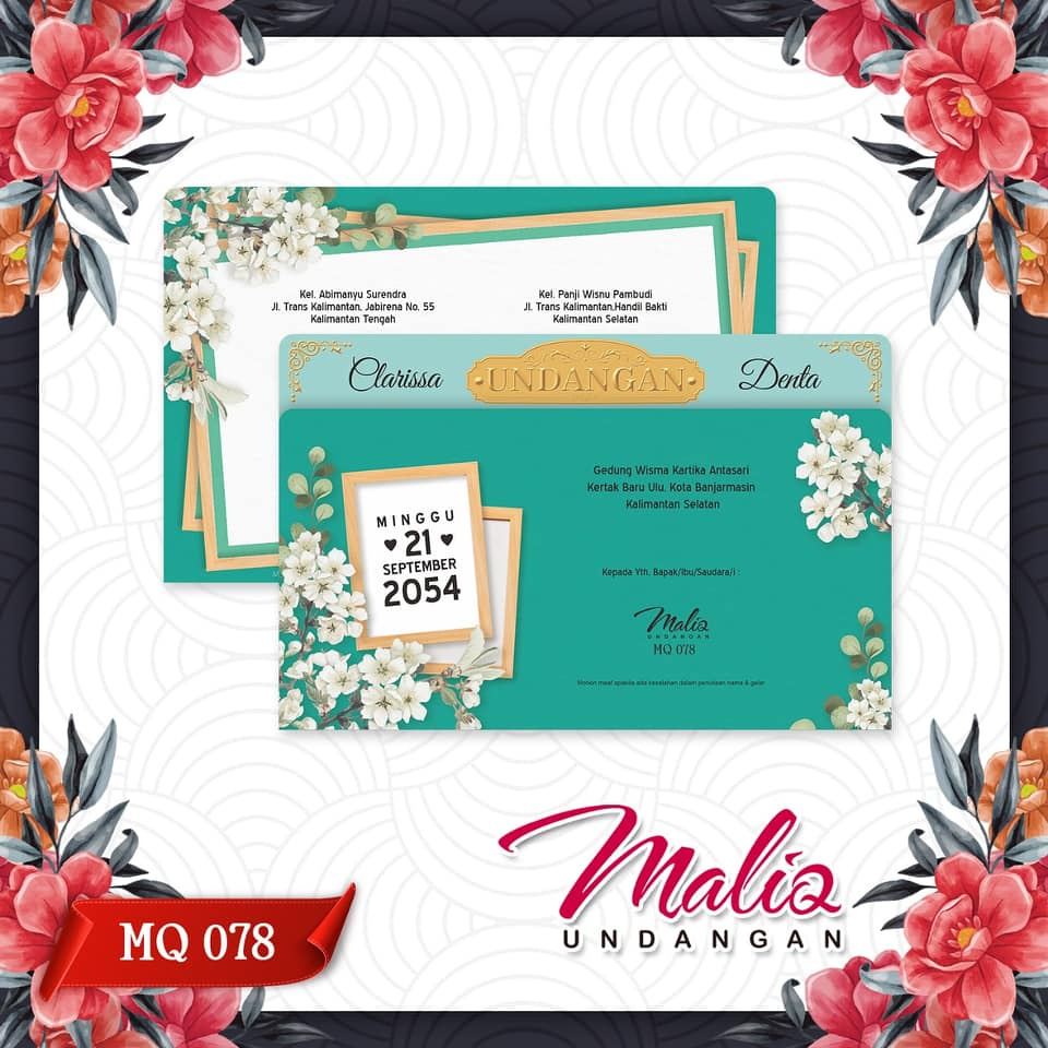 Jual Blangko Undangan Maliq 78 | Blangko Undangan Murah| Blangko ...