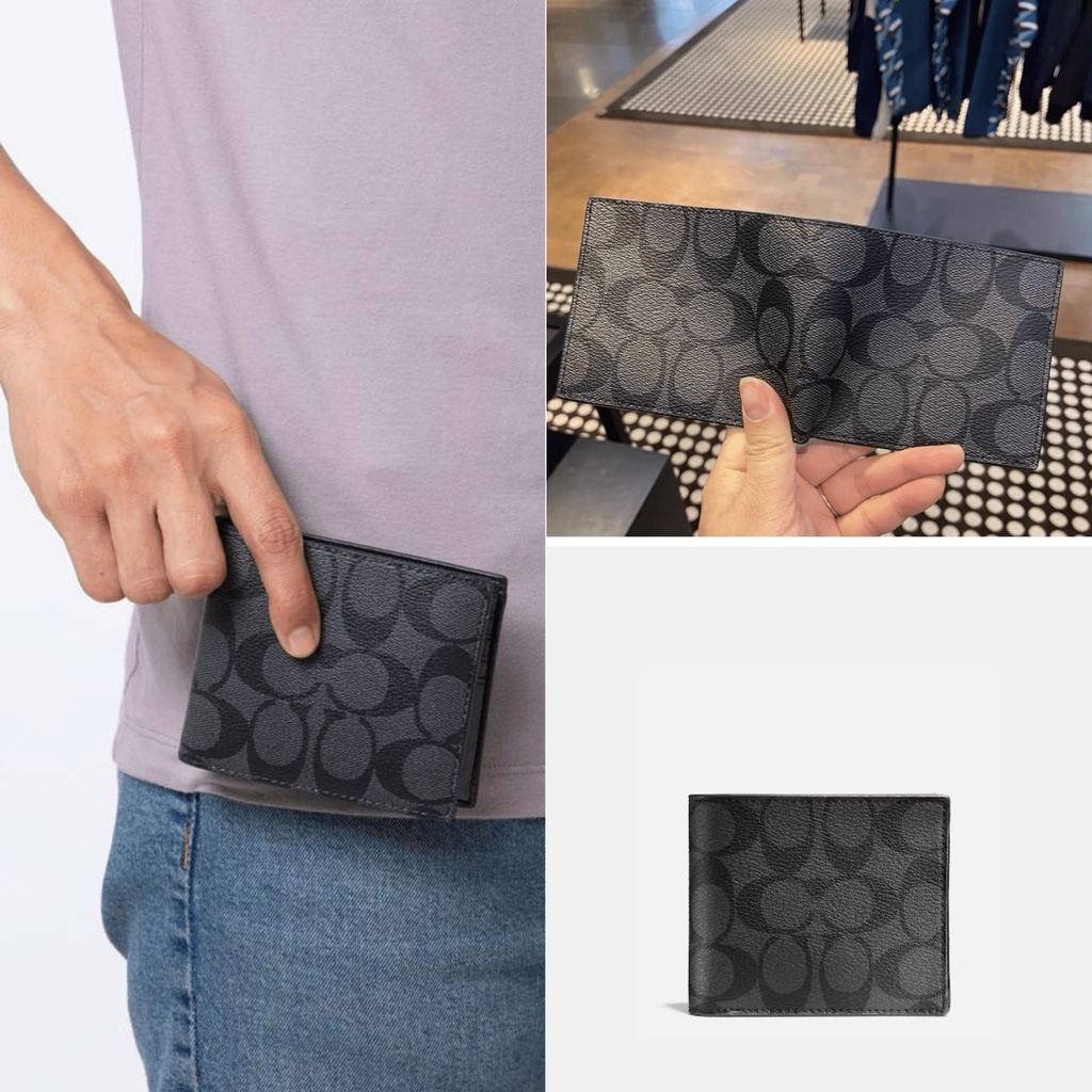 Jual DOMPET PRIA COACH IN SIGNATURE - CH-IS | Shopee Indonesia