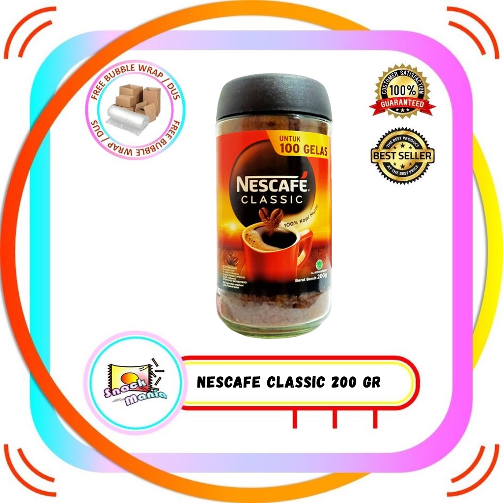Jual NESCAFE Classic Era 200 gr JAR Botol Bubuk Dalgona | Shopee Indonesia