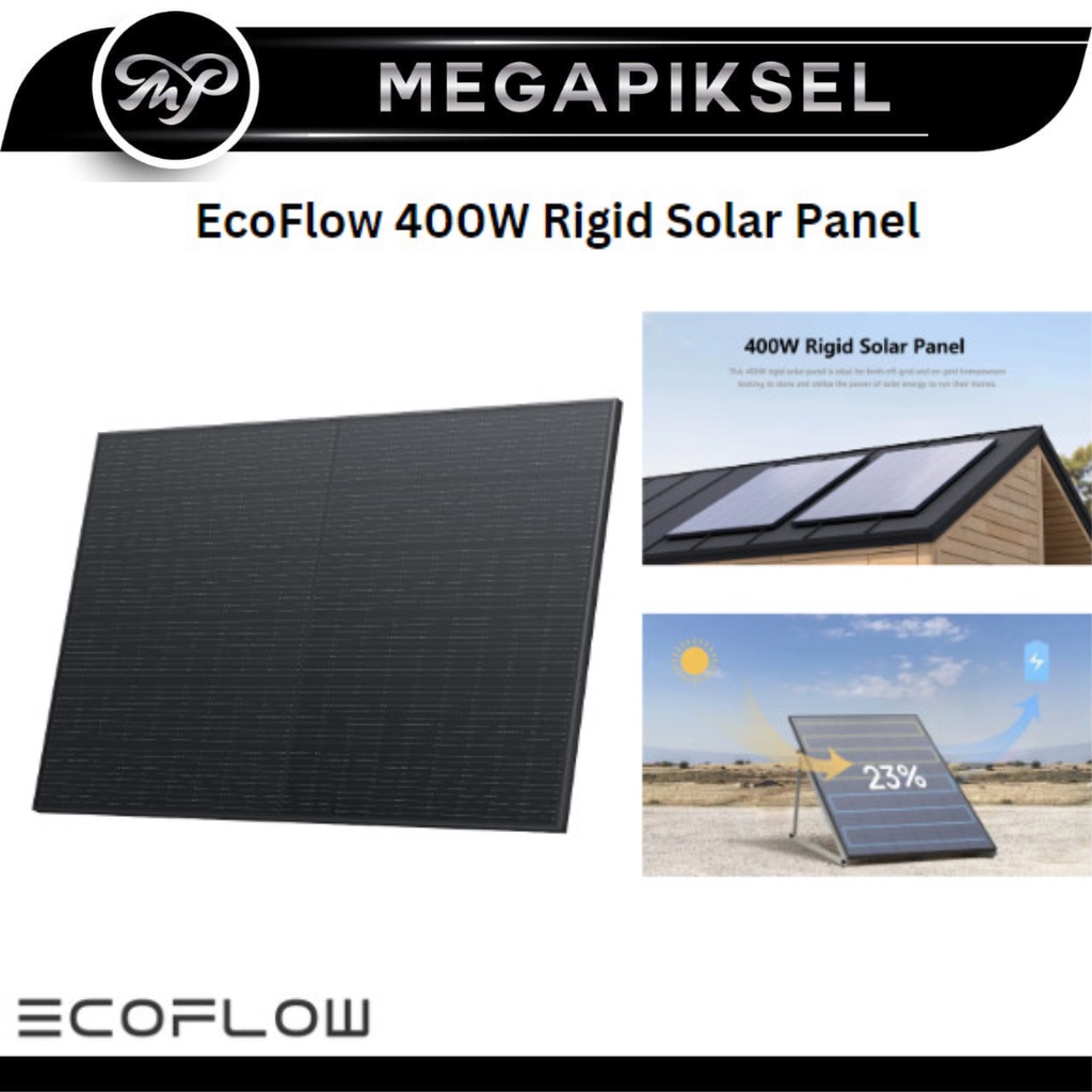 Jual EcoFlow 400W Rigid Solar Panel | Shopee Indonesia