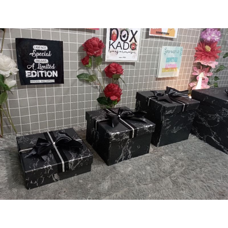 Jual Box Murmur Hitam by box kado banjarmasin | Shopee Indonesia