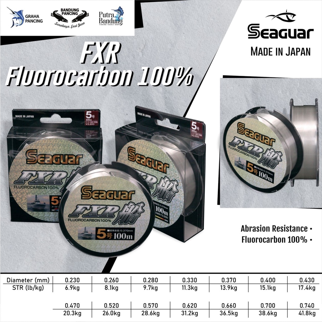 Jual SENAR PANCING LEADER SEAGUAR FXR TERKUAT DAN TERMURAHHH | Shopee Indonesia