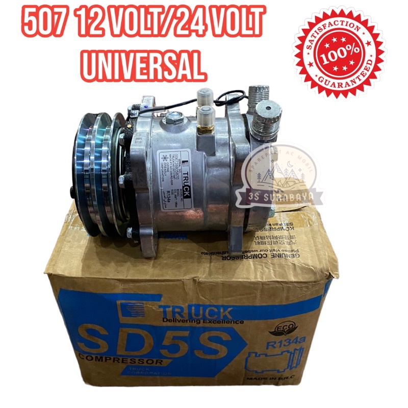 Jual Kompresor 507 Sanden 24Volt Ac Mobil Universal | Shopee Indonesia