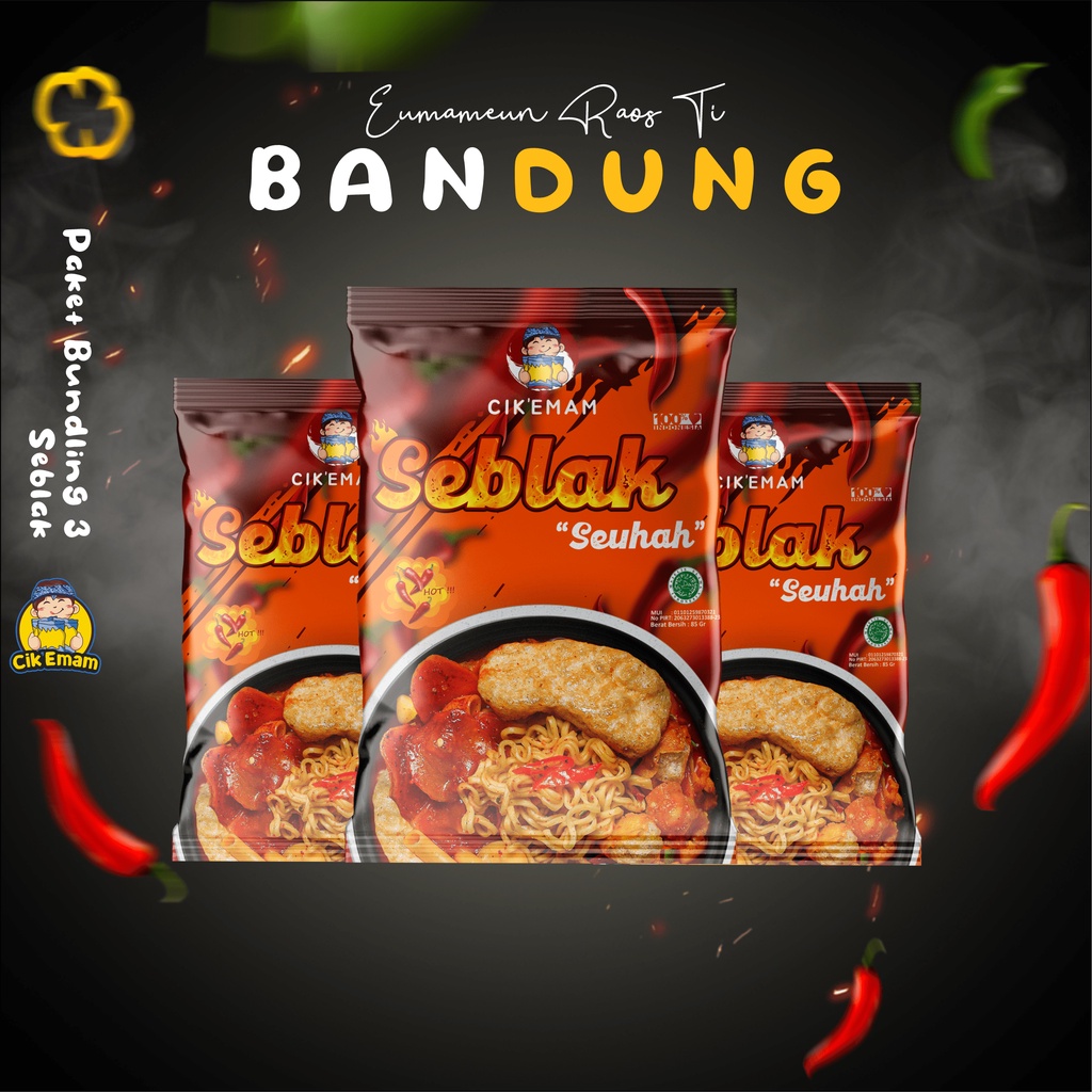 Jual Cik’Emam – Paket Seblak (3 Pcs) - Makanan Khas Bandung Instan ...