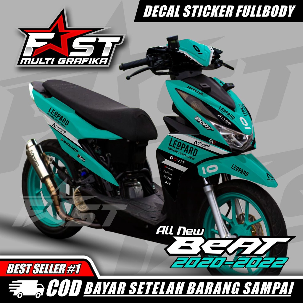 Jual TERBARU decal beat deluxe 2020-2022 stiker beat deluxe 2020-2022 ...