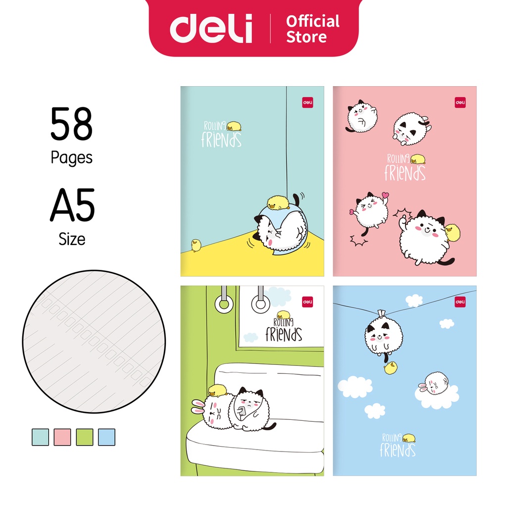 Jual Deli Buku Tulis Deli 58 Lembar Deli | Shopee Indonesia