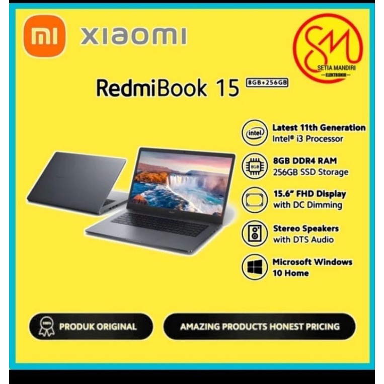 Jual XIAOMI REDMI BOOK 15 8GB 256GB i3 8/256 GB Laptop RedmiBook ...