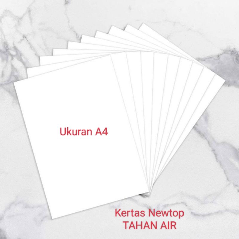 Jual Kertas Tahan Air / Newtop / Yupo / Sintetik / Synthetic Paper ...