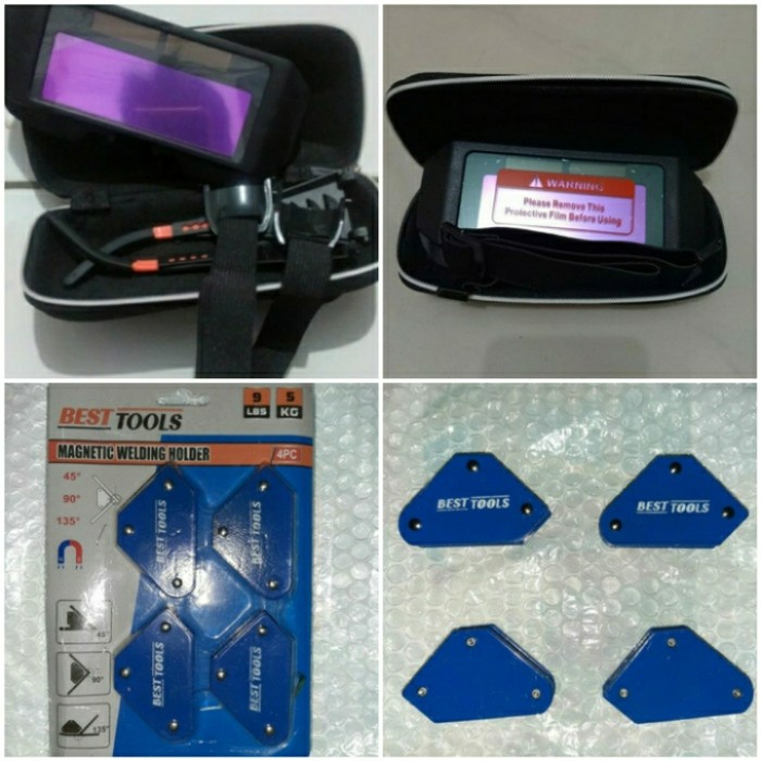 Jual Kaca Mata Las Otomatis Plus Siku Magnet | Shopee Indonesia