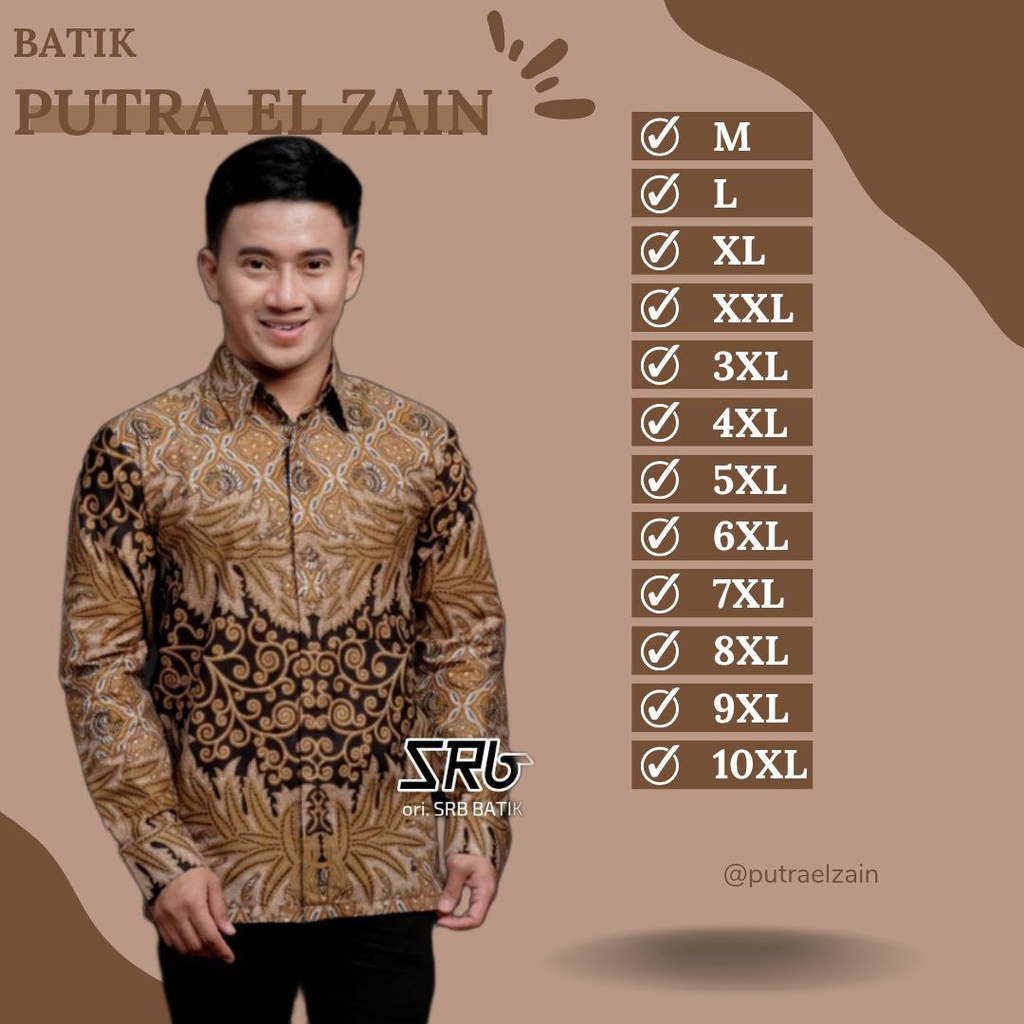 Jual BATIK JUMBO WARNA GOLD MAS UKURAN M L XL XXL 3XL 4XL 5XL 6XL 7XL 8XL 9XL 10XL BISA SAMPAI ...