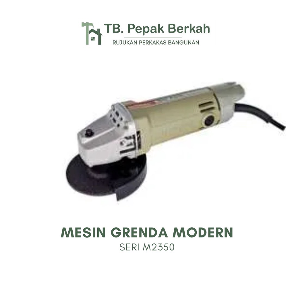 Jual Mesin Gerinda Tangan Modern M2350B Disc Grinder | Shopee Indonesia