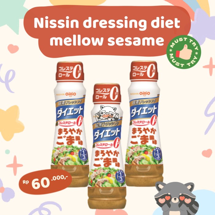 Jual NISSIN DRESSING DIET MELLOW SESAME JAPAN | Shopee Indonesia