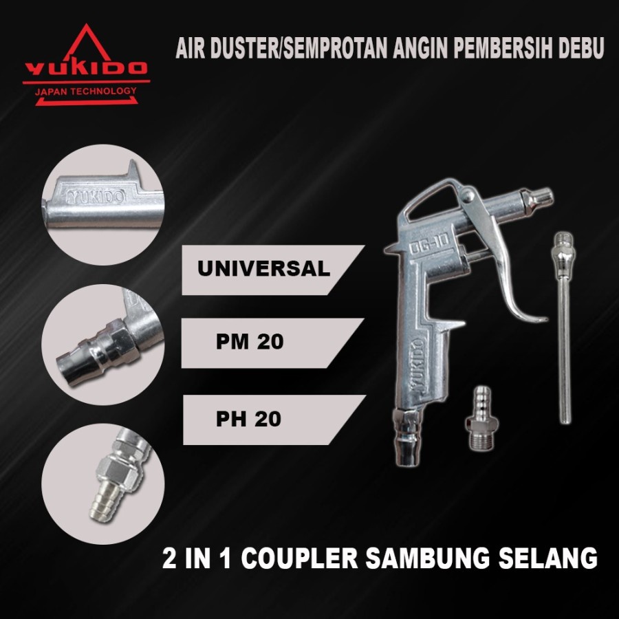 Jual YUKIDO Air Duster Blower Spray Gun Nepel DG 10 Semprotan Angin ...