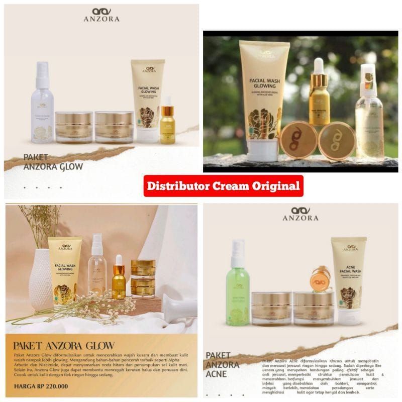 Jual Anzora/Anzora skincare/Anzora glow/anzora acne/anzora glow bpom ...