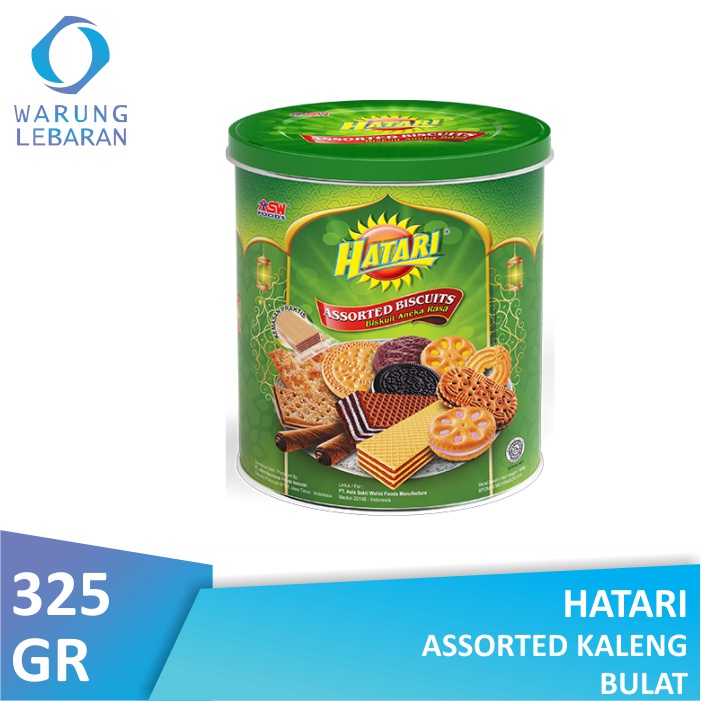 Jual Hatari Assorted Biscuits Tin 325 GR - Biskuit Kaleng Lebaran ...
