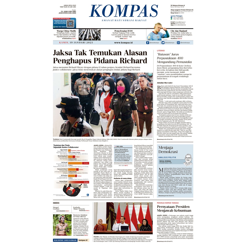 Jual Koran KOMPAS Terbaru 2023 | Shopee Indonesia