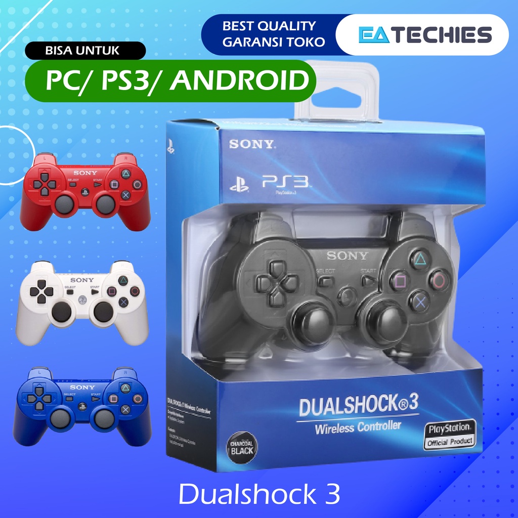 Jual Dualshock 3 / Stick PS3 Wireless / Stik PS 3 Joystick Gamepad ...