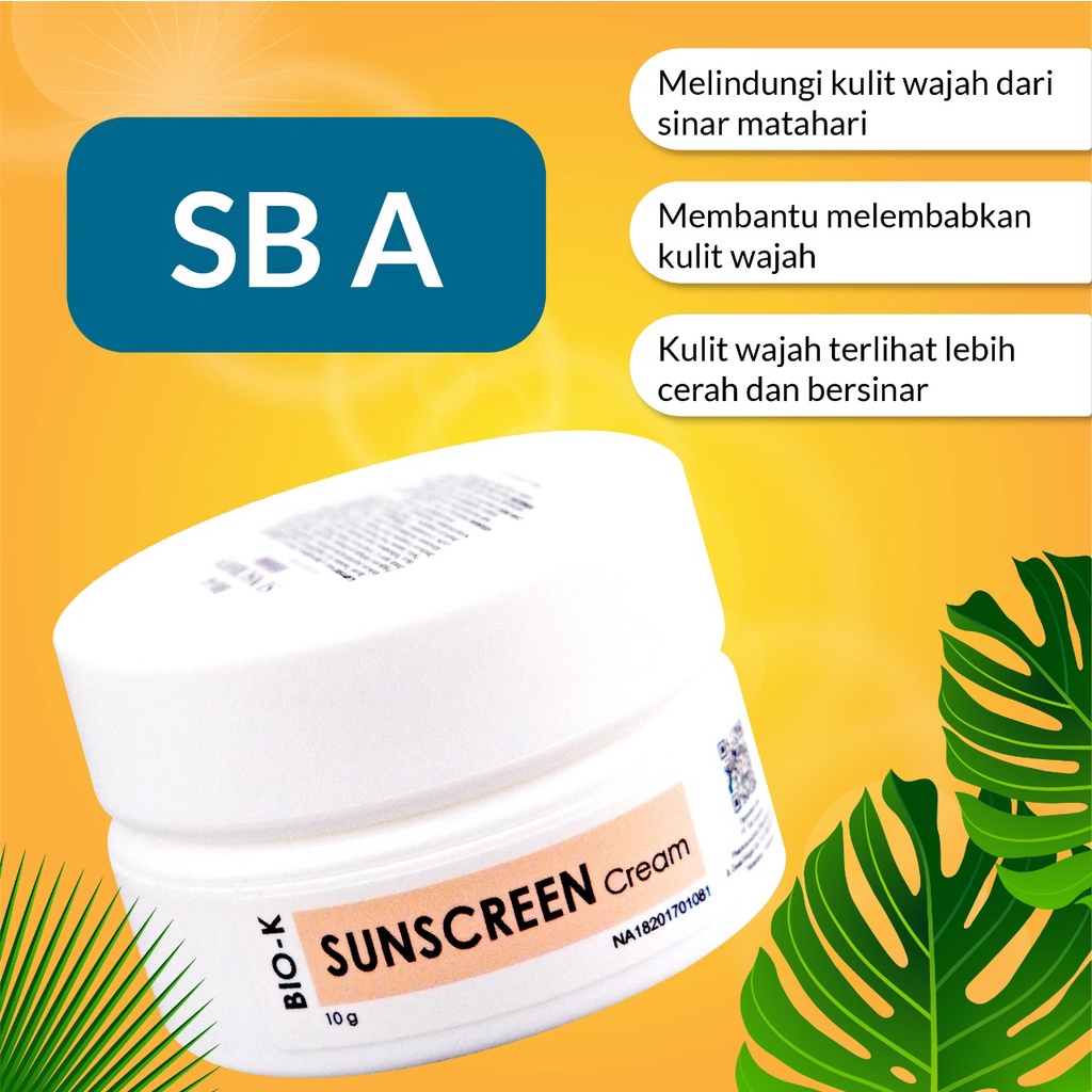 Jual Kusuma Beauty - Sunscreen Cream SB-A 10gr - Sunblock Wajah SPF ...
