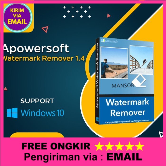Jual Software Remove Watermark: Apowersoft Watermark Remover 1 [Win ...