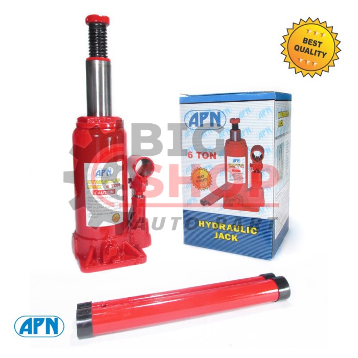 Jual Dongkrak Botol Hydraulic Jack APN 6 Ton | Shopee Indonesia