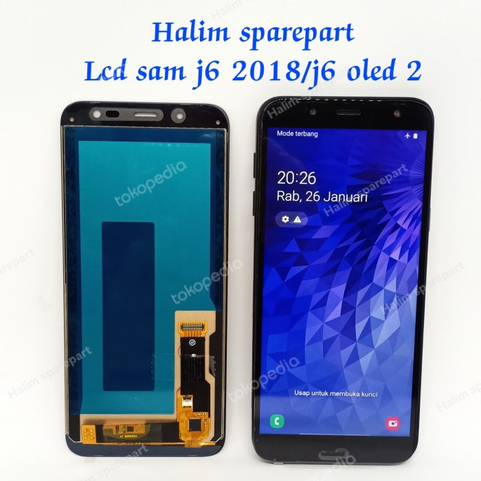 Jual Hp Lcd Touchscreen Samsung J6 2018 J600 Oled 2 Original | Shopee ...