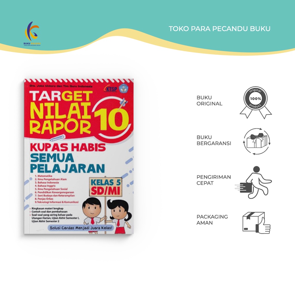 Jual {PROMO} - Buku Pelajaran SD - Target Nilai Rapor 10 Kupas Habis ...