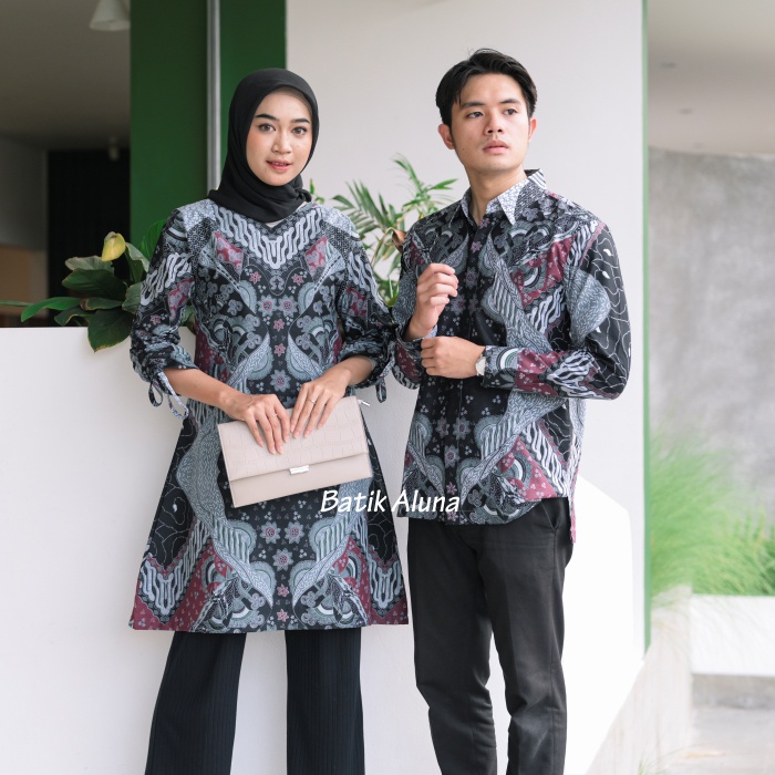 Jual Batik Couple Pasangan Modern Original Lapis Furing - Lapis Trikot ...