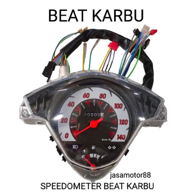 Jual SPEEDOMETER KILOMETER ASSY KOMPLIT HONDA BEAT KARBU | Shopee Indonesia