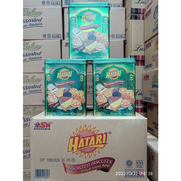 Jual Hatari Assorted Kaleng Besar 650gr | Shopee Indonesia