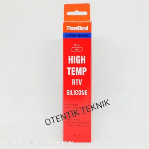 Jual THREEBOND HIGH TEMP NO.2 RED 75 GRAM - THREE BOND MERAH RTV ...