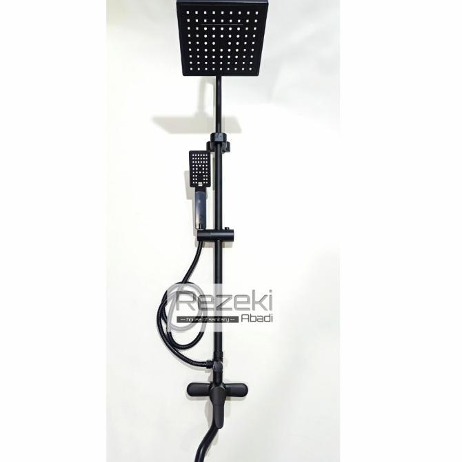 Jual Shower Column Set Hitam Series - Shower Panas Dingin - Kran Mixer ...